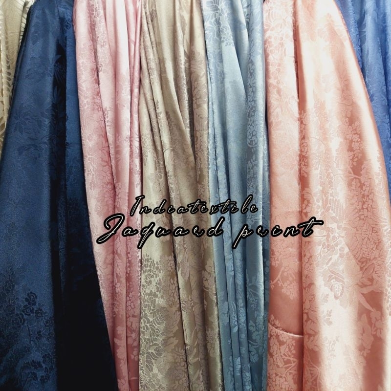Jual Promo Kain satin motif embos / harga persetengah meter | Shopee ...