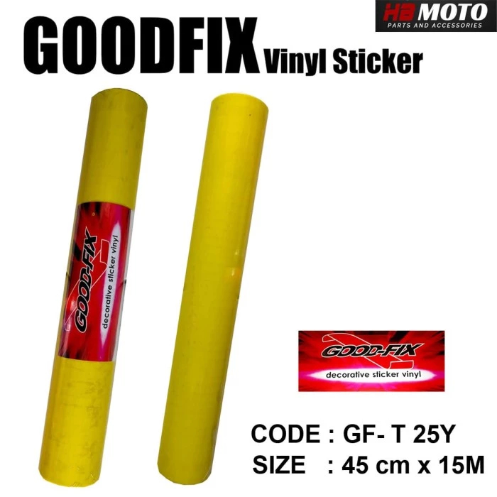 Jual STIKER SKOTLET MOTOR ROL TRANSPARANT BRIMSTONE YELLOW GOODFIX GF ...