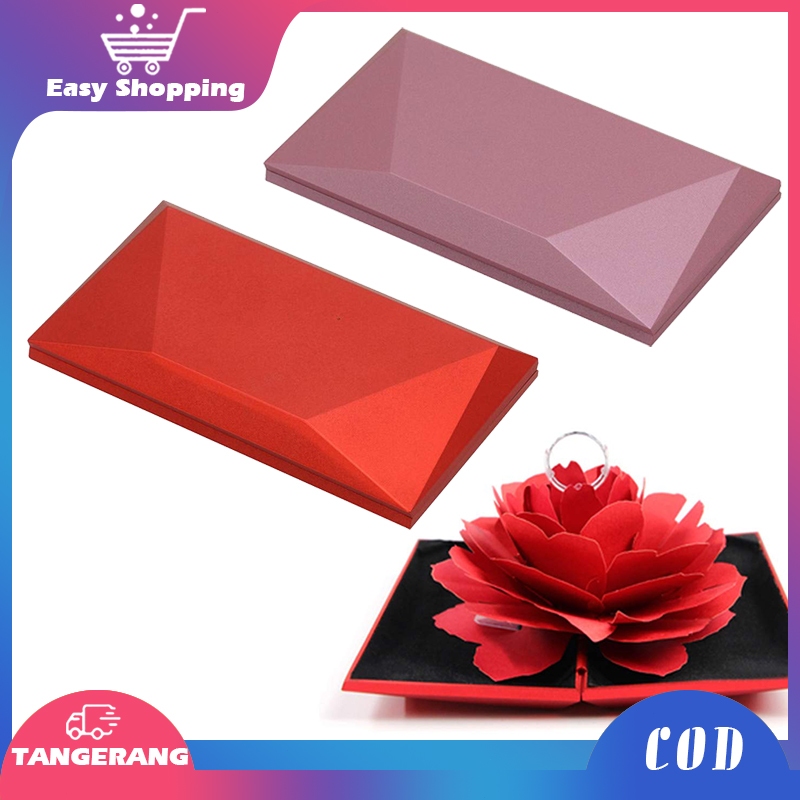 Jual Box Cincin Nikah 3d Rose Kotak Cincin Lamaran Tempat Cincin Nikah ...