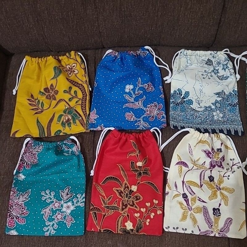 Jual Pouch batik halus serut jumbo XXL dan 3XL (Premium Batik Halus ...