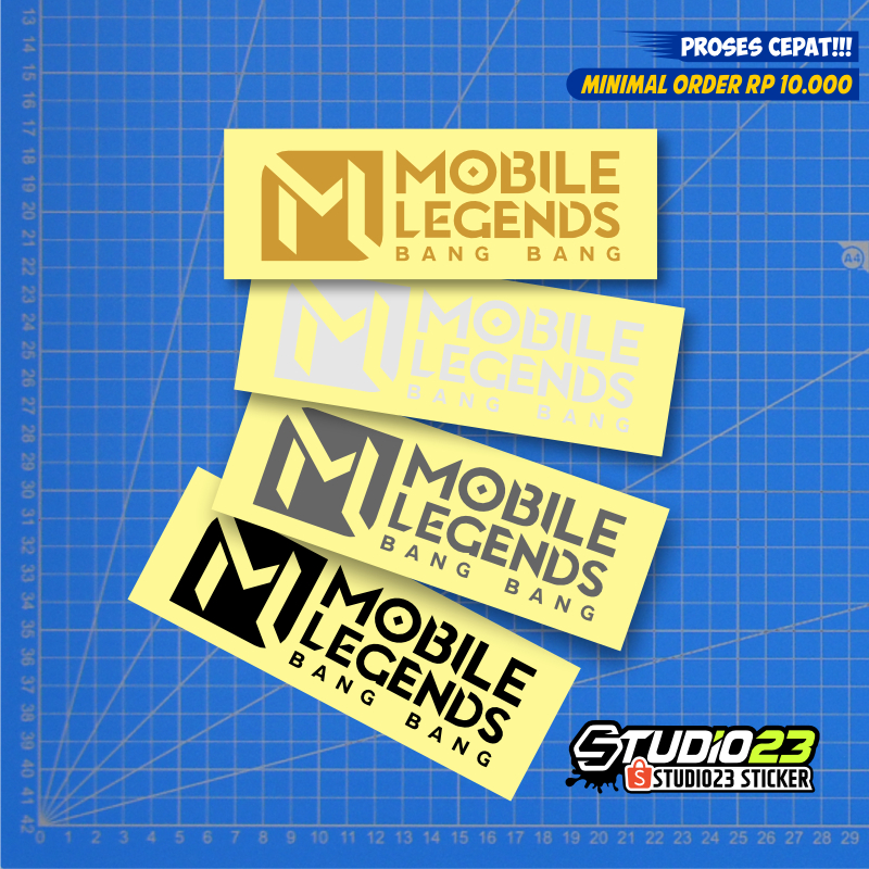 Jual Stiker Cutting Mobile Legends Bang-bang Sticker MLBB new Logo ...