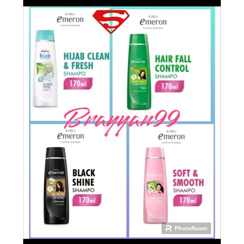 Jual EMERON SHAMPOO HIJAB I HAIR FALL I BLACK | Shopee Indonesia