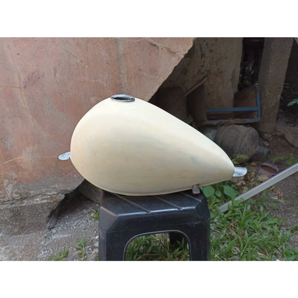 Jual Tangki Chopper Motor Dempul Model Copper Bobber Japstyle caferacer ...