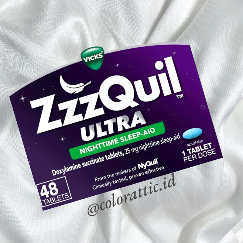 Jual ZZZQUIL VICKS ULTRA NIGHTTIME SLEEP AID - 100 % SEALED & ORIGINAL ...