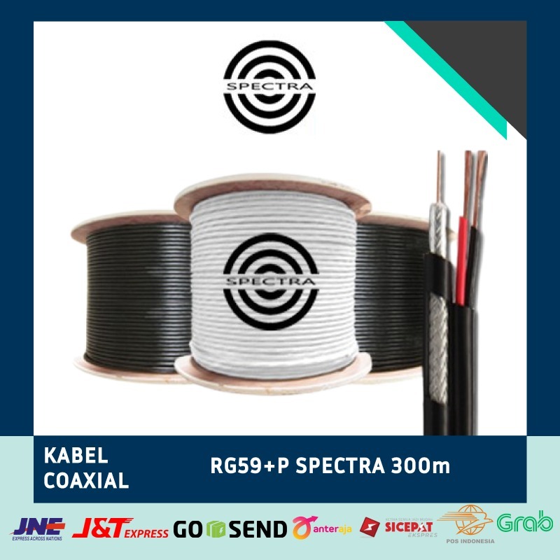 Jual JUAL MURAH !! KABEL COAXIAL RG59+P SPECTRA 300m | Shopee Indonesia