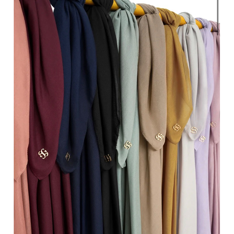 Jual GEULIS PLAIN VOAL SCARVES BASIC COLOR | Shopee Indonesia
