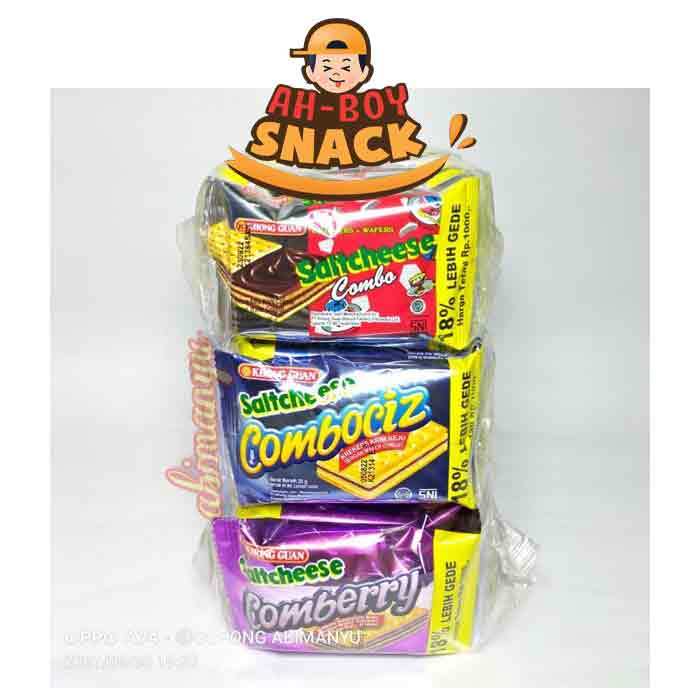 Jual KHONG GUAN SALTCHEESE COMBO RENCENG 10 SACHET X 20 GRAM - ALL ...