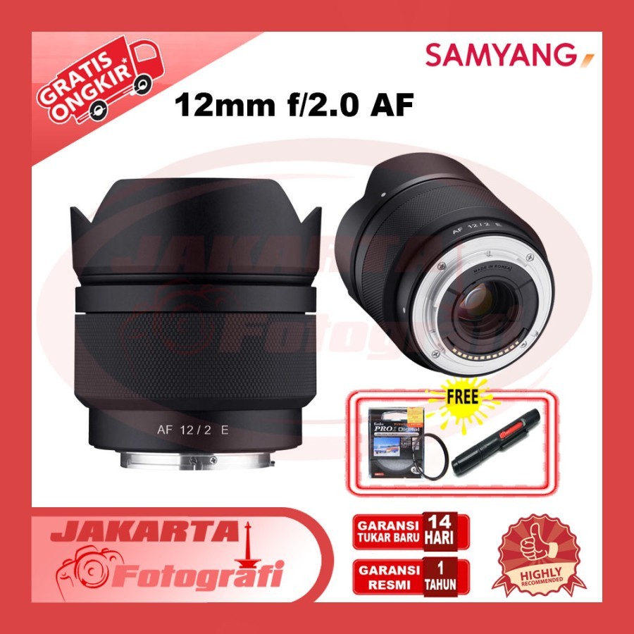 Jual Samyang 12mm f2.0 AF Lens for FUJIFILM X | Shopee Indonesia
