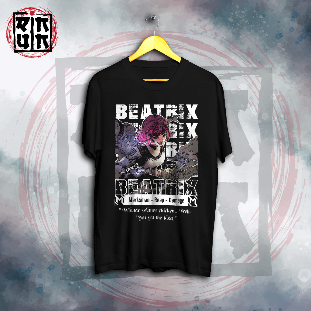 Jual Tshirt Kaos Distro Beatrix Mobile Legends Hero | Shopee Indonesia