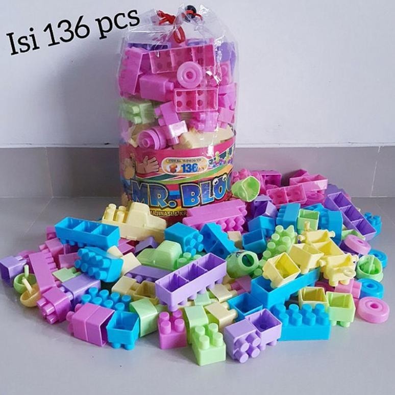 Jual MAINAN LEGO BLOCK BESAR / BALOK SUSUN BANGUNAN BRICK | Shopee ...