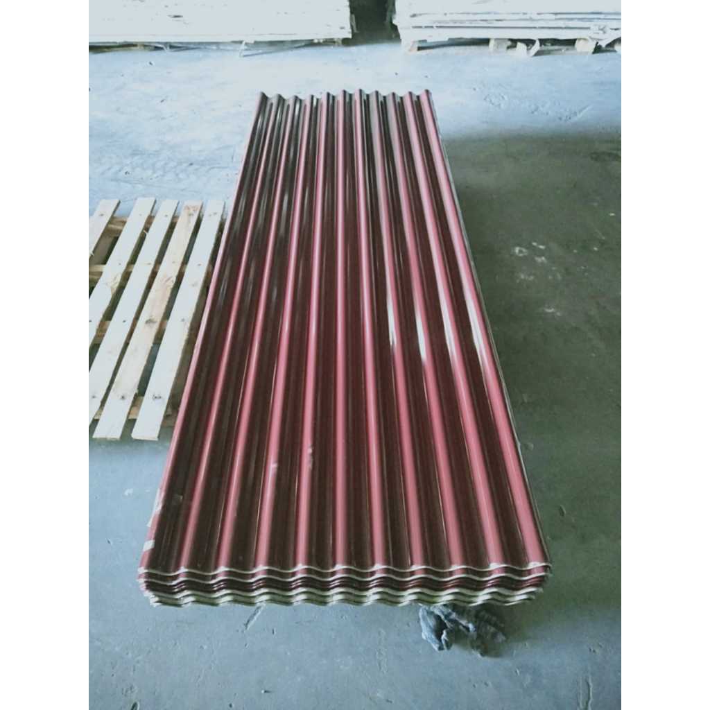Jual SENG GELOMBANG WARNA ANGSA GALVALUM | Shopee Indonesia