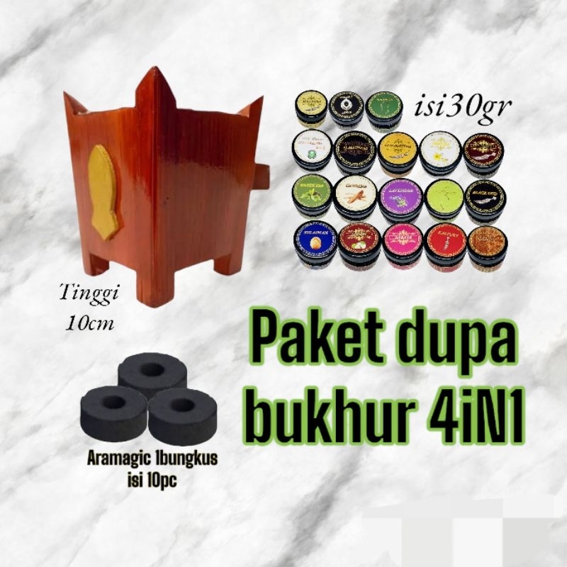 Jual GROSIR paket dupa bukhur 4in1 31.500 2BUKHUR 1 Prapen kayu10cm ...
