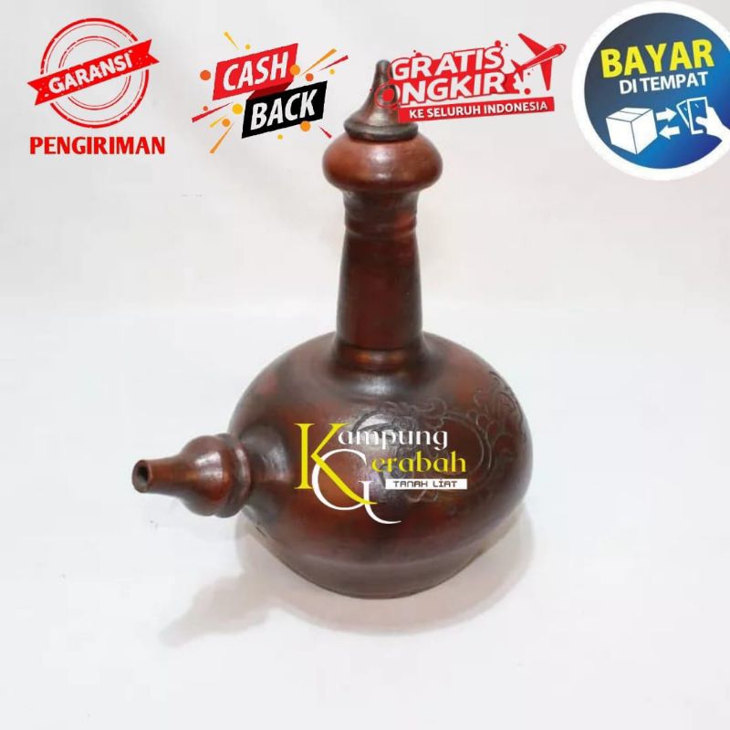 Jual KENDI LEHER PANJANG | KENDI TANAH LIAT | KENDI GERABAH | KENDI ...