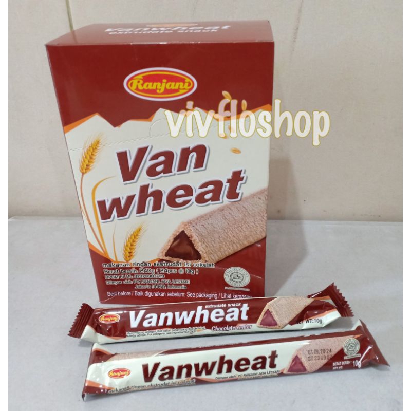 Jual Coklat Wafer Ekstrudat Van Wheat / Vanwheat (box isi 24) | Shopee ...