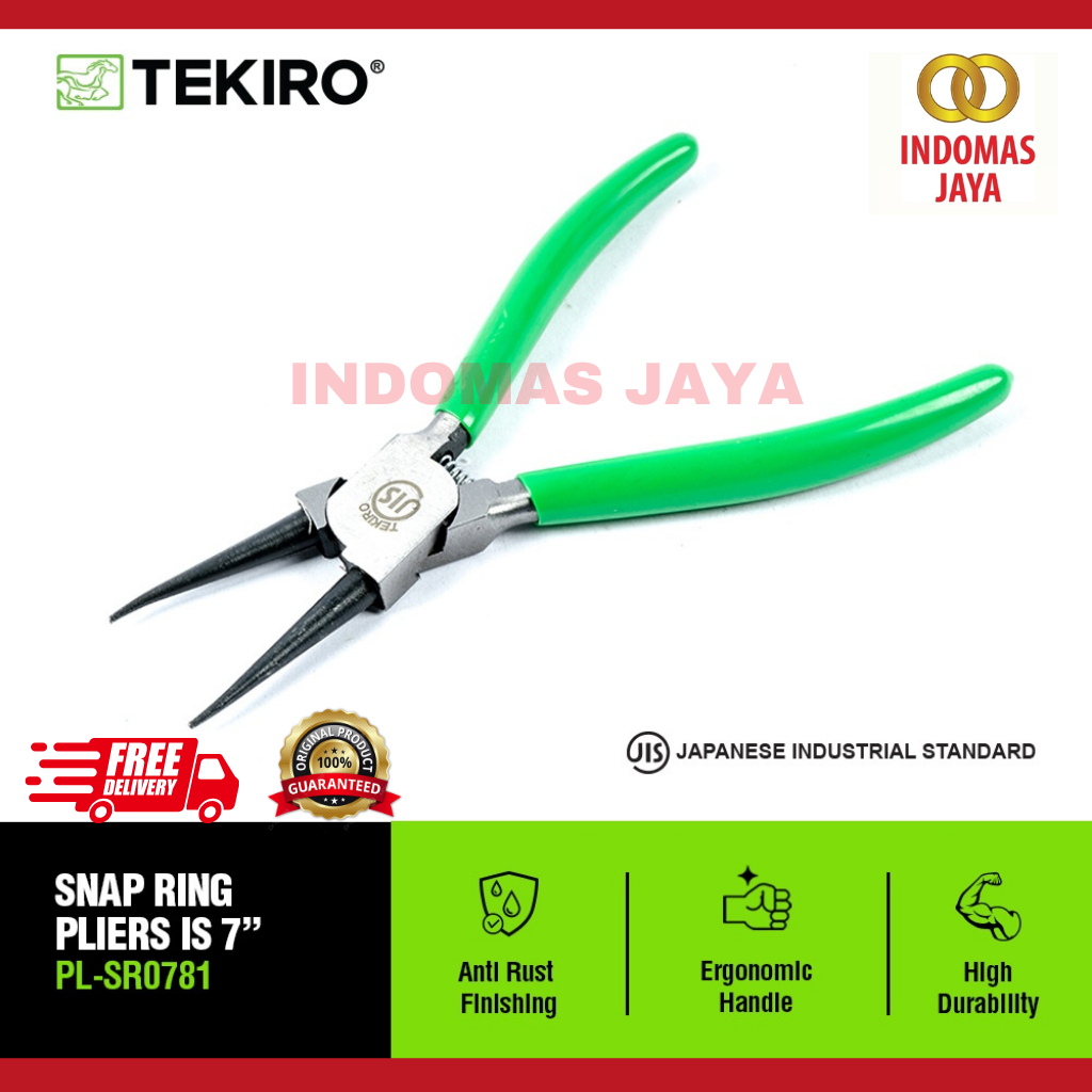 Jual TEKIRO TANG SNAP RING 7 INCH IS /TANG SNARING / TOOLS - ALAT ...
