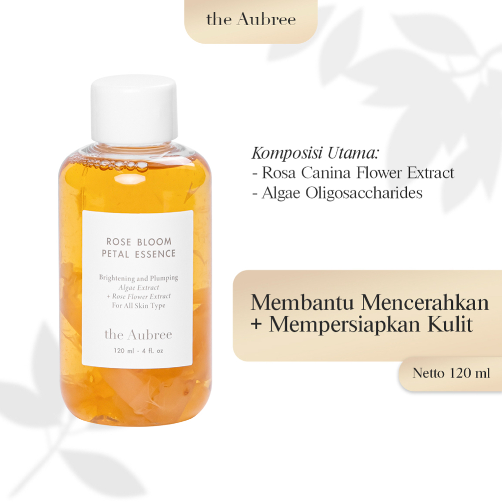 Jual The Aubree Rose Bloom Petal Essence 120 ml Pencerah Wajah | Shopee ...