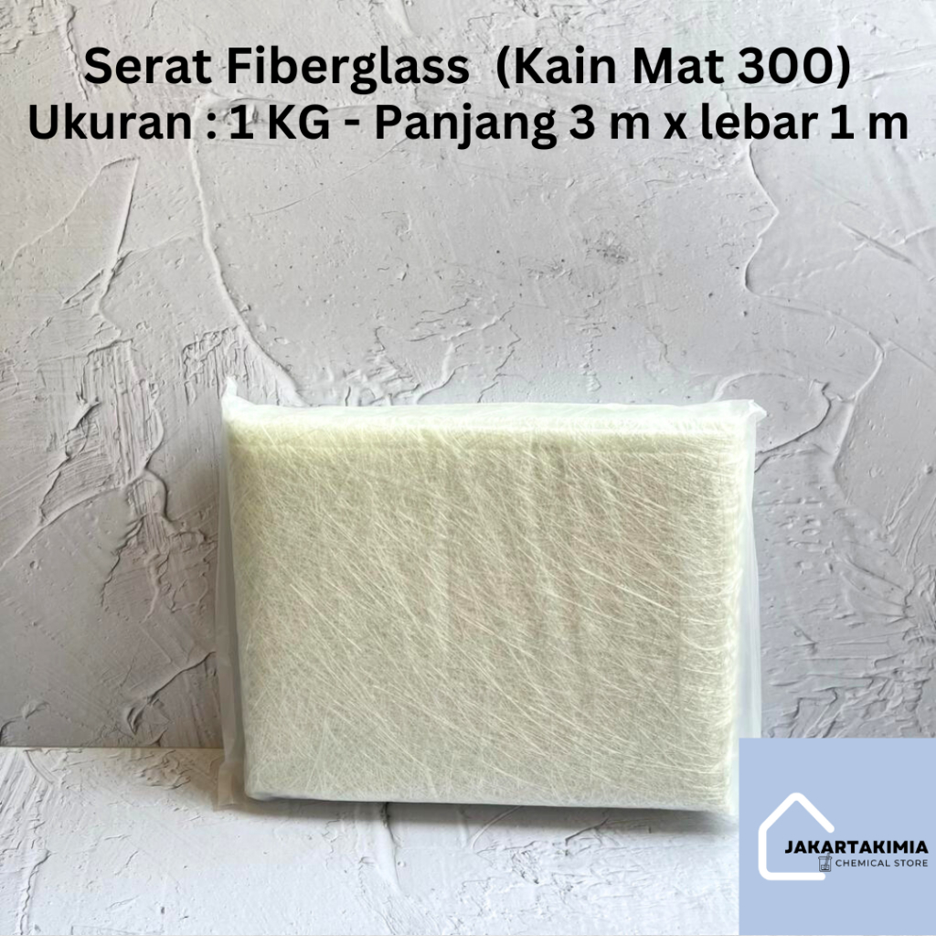 Jual Kain Mat - 1 Kg - Waterproofing - Serat Fiber Mat 300 - Penambal ...