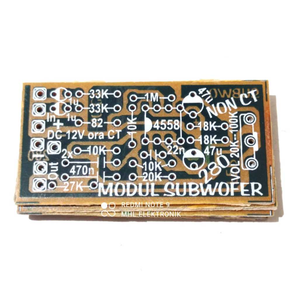 Jual PCB Modul Subwoofer home theater sound indoor NON CT 280 | Shopee ...