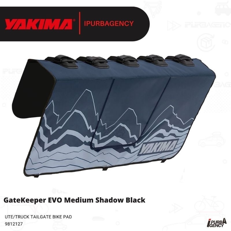 Jual Yakima Gatekeeper D-Cab Tailgate Bike Pad Medium Shadow blue - Max ...