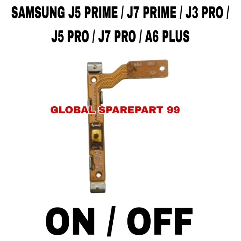Jual FLEXIBEL ON / OFF SAMSUNG J5 PRIME / J7 PRIME / J3 PRO / J5 PRO / J7 PRO / A6 PLUS | Shopee ...