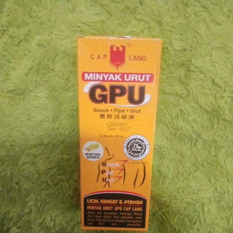 Jual minyak urut GPU 30 ml | Shopee Indonesia