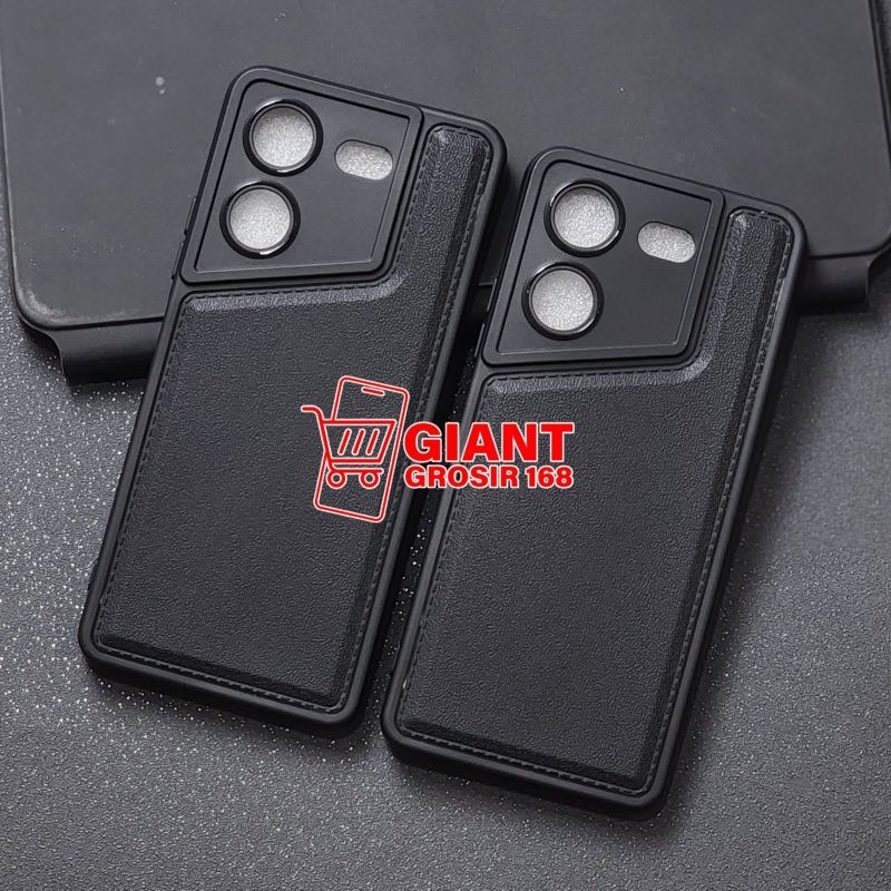 Jual TECNO POVA 5 PRO CASE LEATHER PRO CAMERA BLACK SOFTCASE TECNO POVA ...