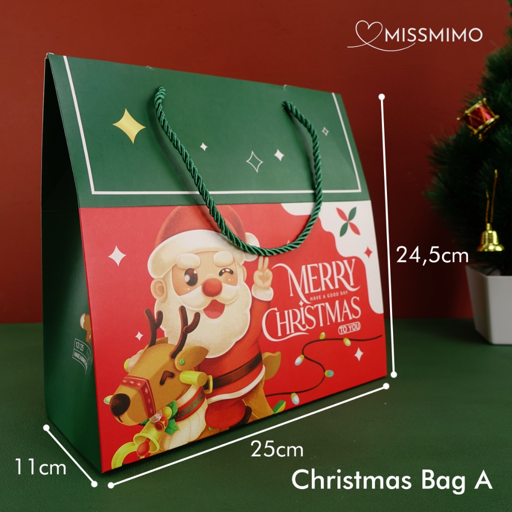 Jual Gable Box Natal Christmas Hampers Gift Box Kue Kering Kotak Hadiah ...