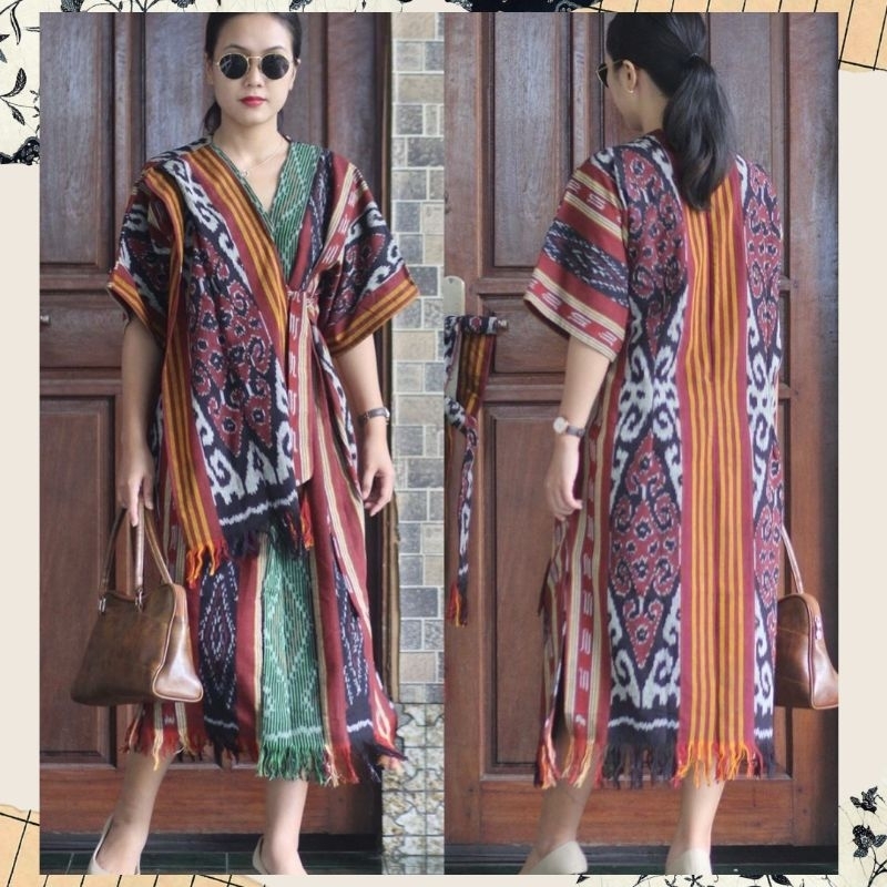 Jual DRESD TENUN IKAT ETNIK DRESS TENUN TROSO OT 62 | Shopee Indonesia