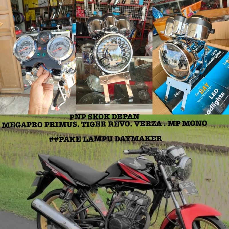 Jual lampu ninja ss set spido + breket import kualitas original. pnp ...