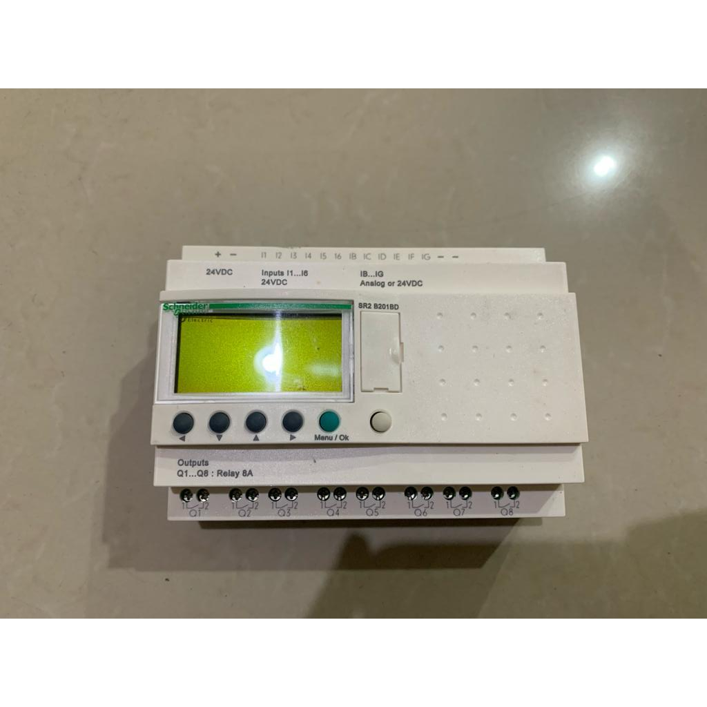 Jual SCHNEIDER ZELIO LOGIC DISPLAY SR2B201BD 24VDC 20 I/O CLOCK ...