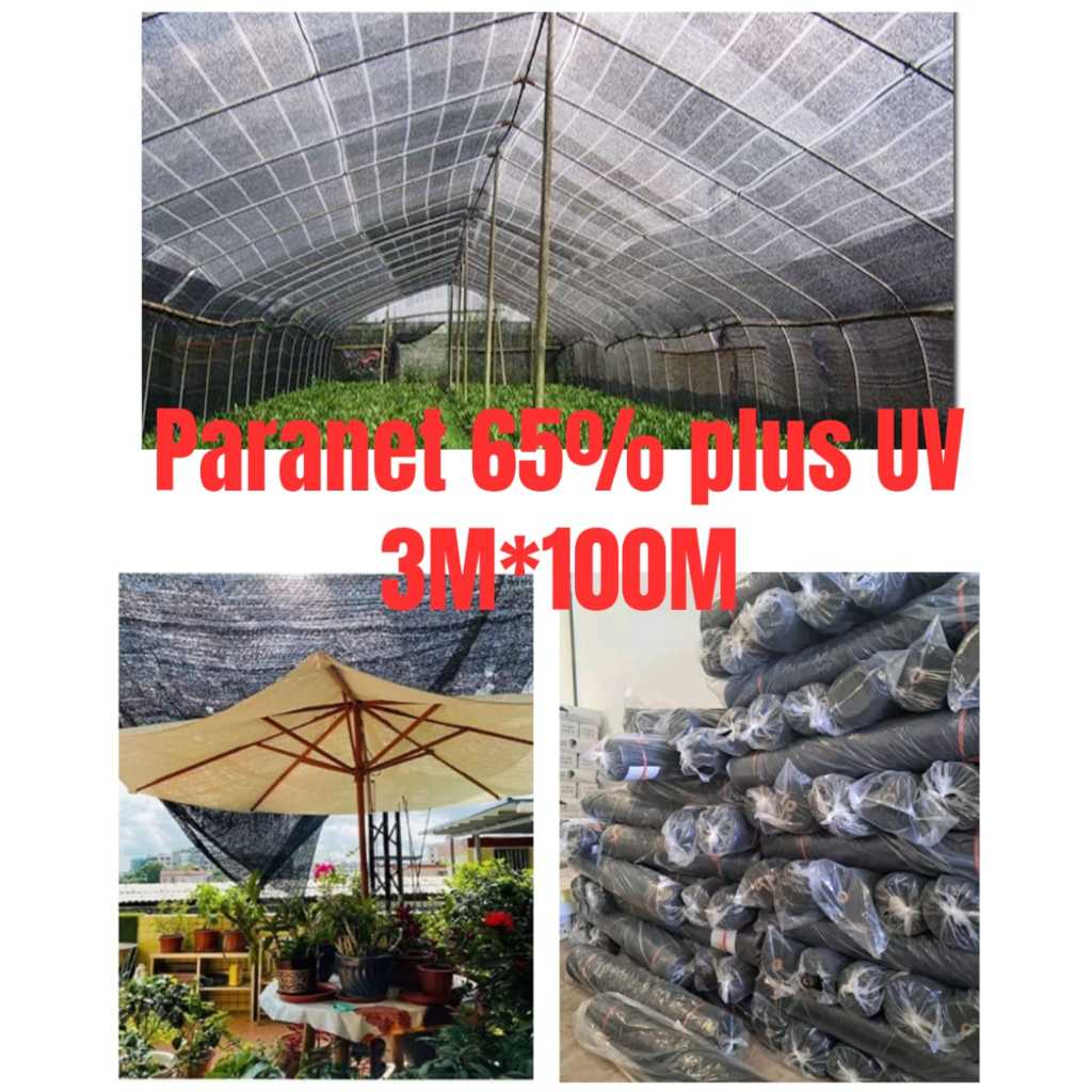 Jual JARING PARANET 65% / SHADING NET | ANTI UV | BAHAN HDPE | ( 3m*100m) | Shopee Indonesia