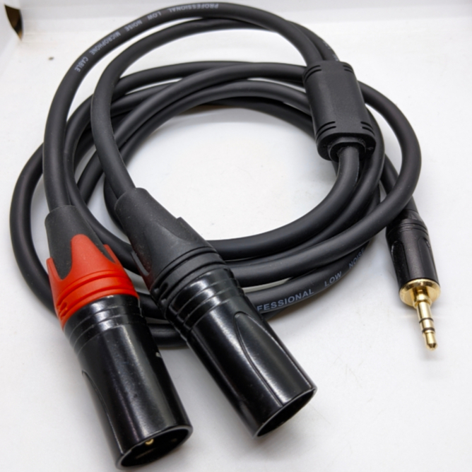 Jual KABEL AUDIO 2 JACK CANON TO JACK MINI STEREO HZ PRO 2 METER ...