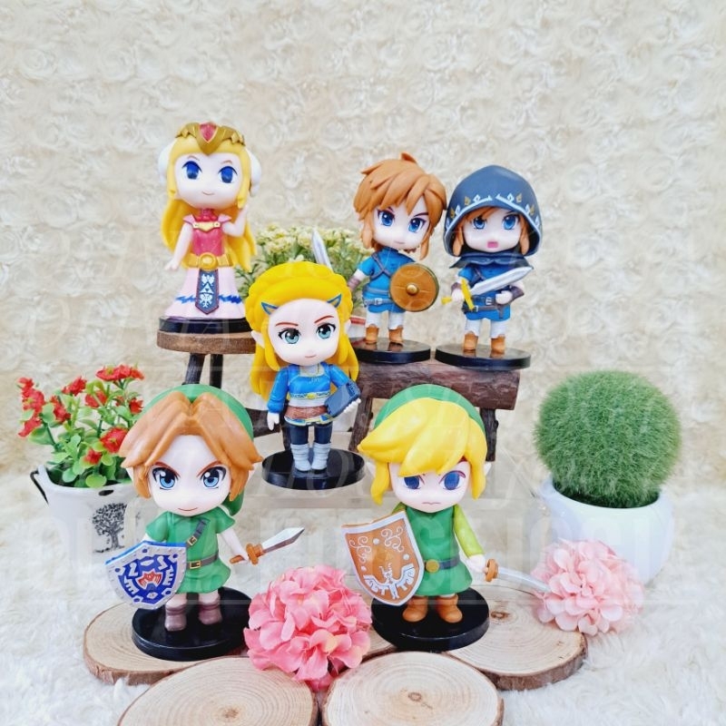 Jual Action Figure The Legend of Zelda Anime Set Cake Topper Figurin ...