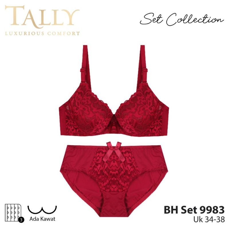 Jual Bra BH Set Wanita Tally 9983 Kawat Busa Tipis - Makassar | Shopee Indonesia