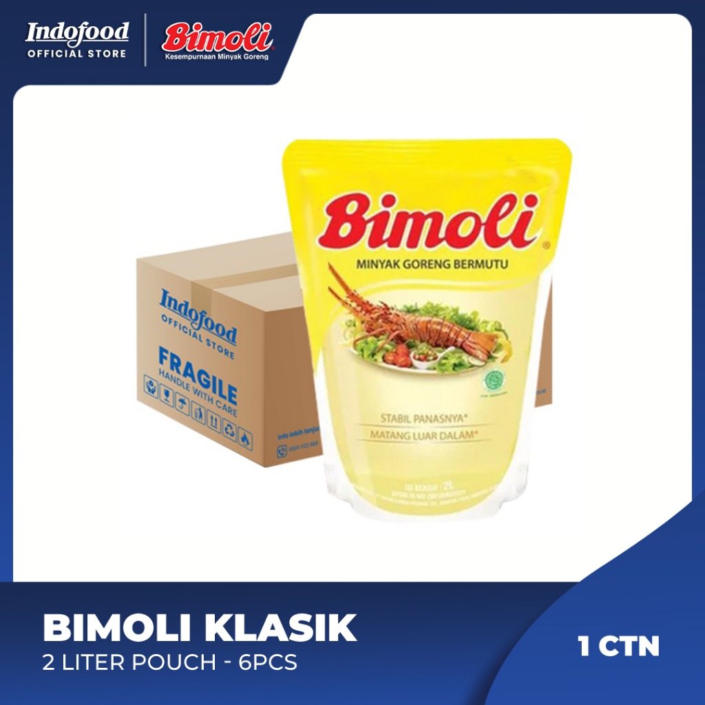 Jual 1 ctn - Bimoli Klasik 2 Liter Pouch | Shopee Indonesia