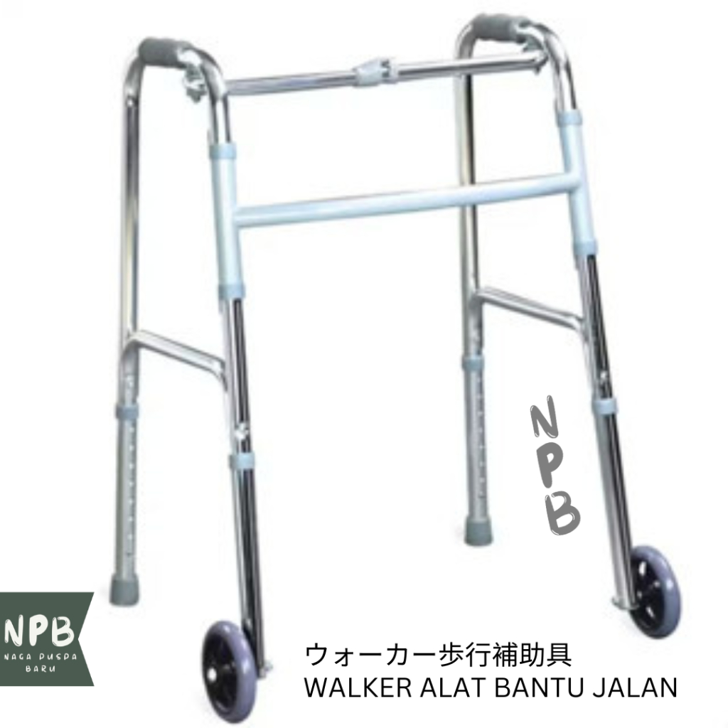 Jual WALKER ALAT BANTU JALAN LANSIA DENGAN DUA RODA - ALAT TERAPI JALAN ...