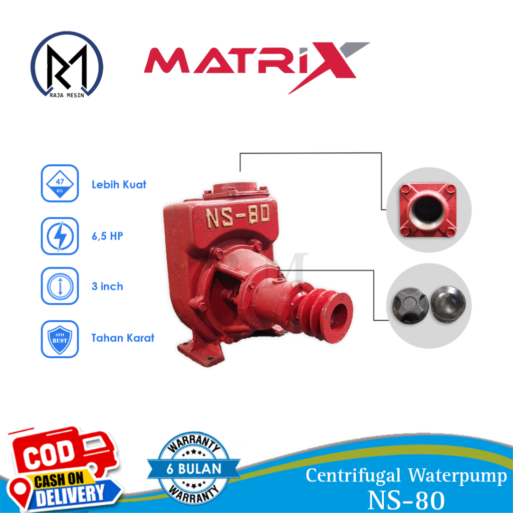 Jual Pompa Air Irigasi / Water Pump NS 80 3 inch MATRIX / MAESTRO ...