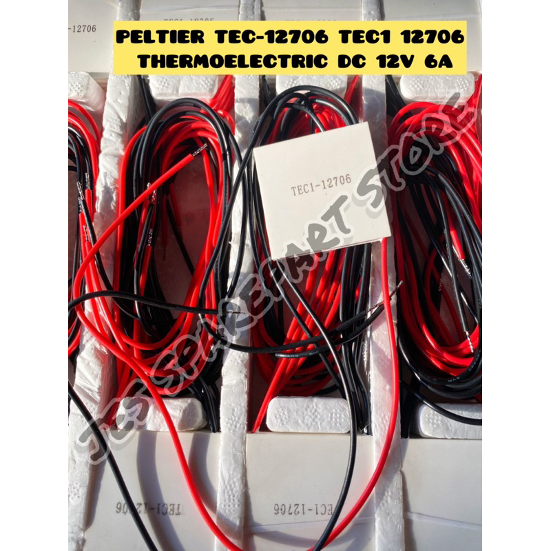 Jual PELTIER TEC-12706 TEC1 12706 THERMOELECTRIC DC 12V 6A | Shopee ...