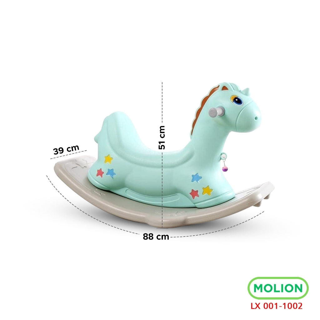 Jual MOLION Mainan Anak Kuda Rocking Horse Mainan Kuda Kudaan Prosotan ...