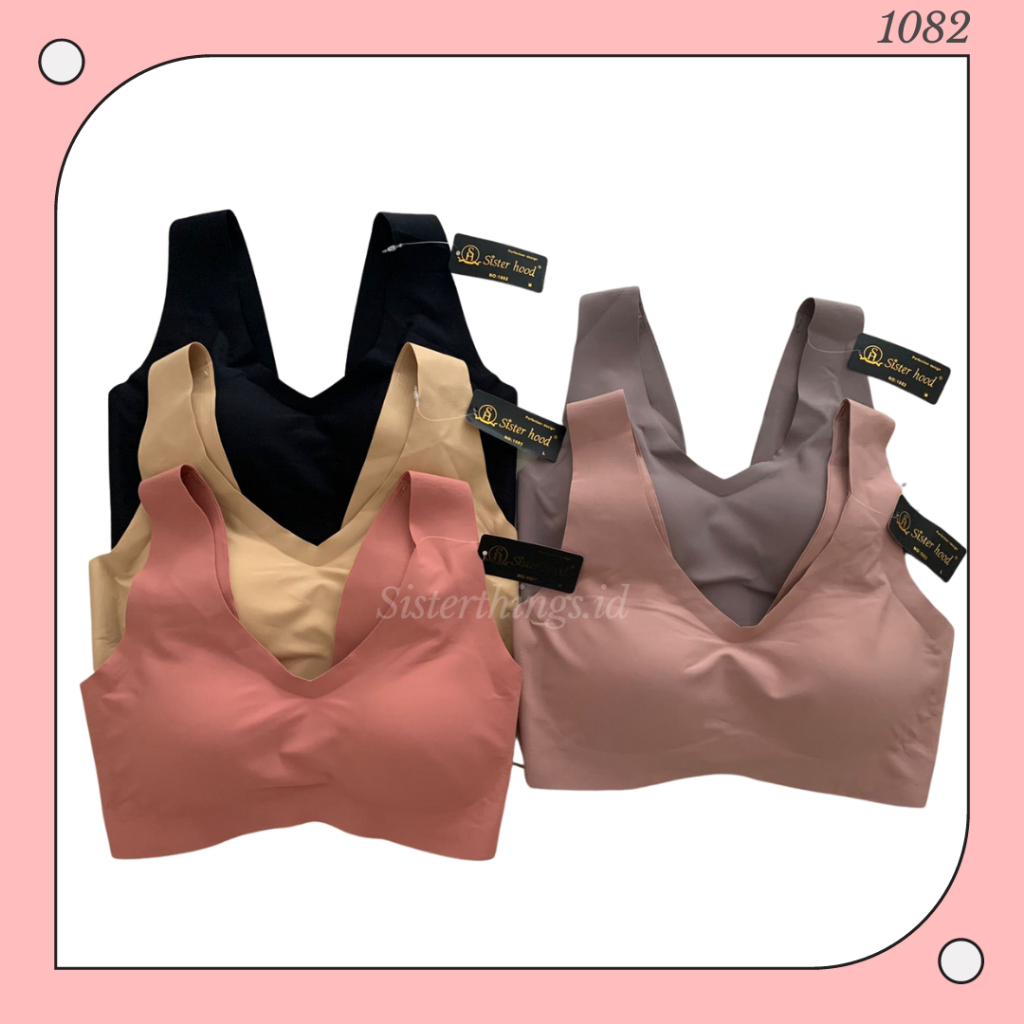 Jual BRA SEAMLESS 1082 BUSA TIPIS TANPA KAWAT PREMIUM | Shopee Indonesia