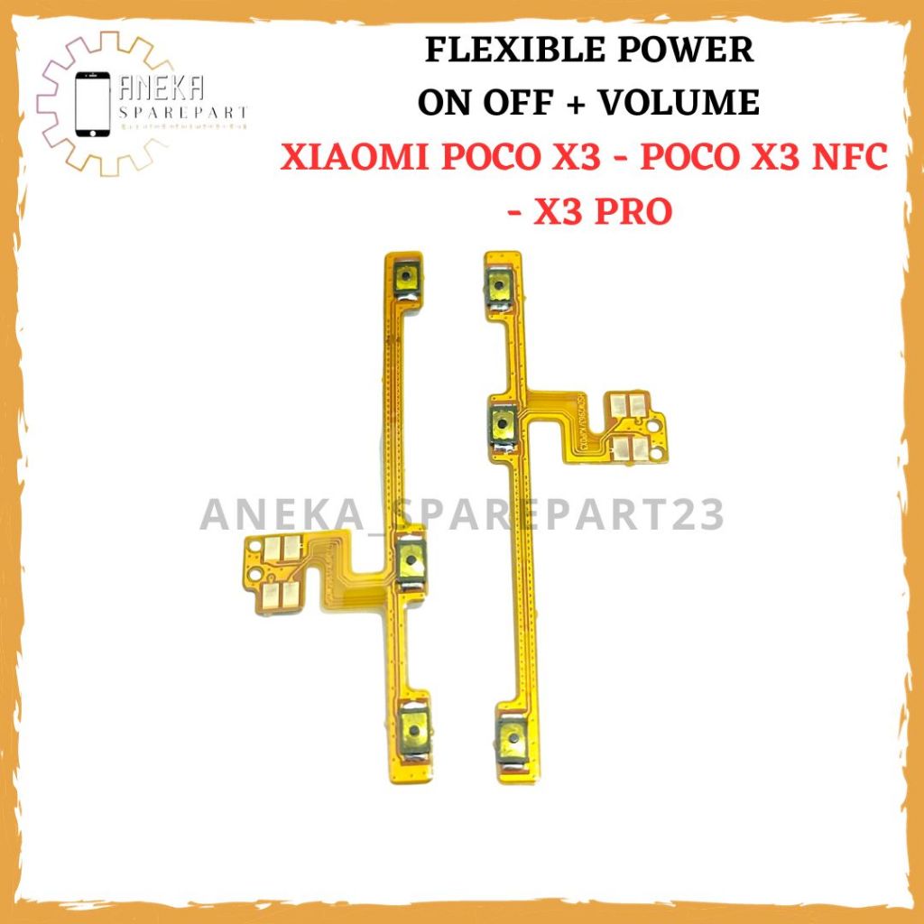 Jual Fleksible Flexible Tombol Power On Off Volume Pocco X3 - X3 PRO - X3 NFC | Shopee Indonesia
