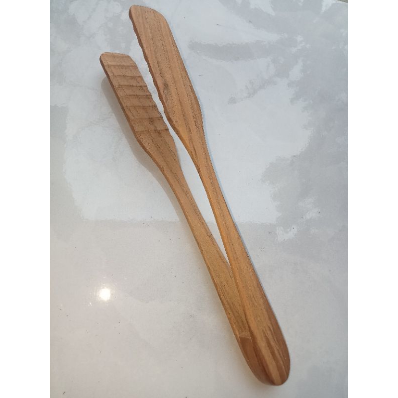 Jual penjapit gorengan/japit kayu jati | Shopee Indonesia