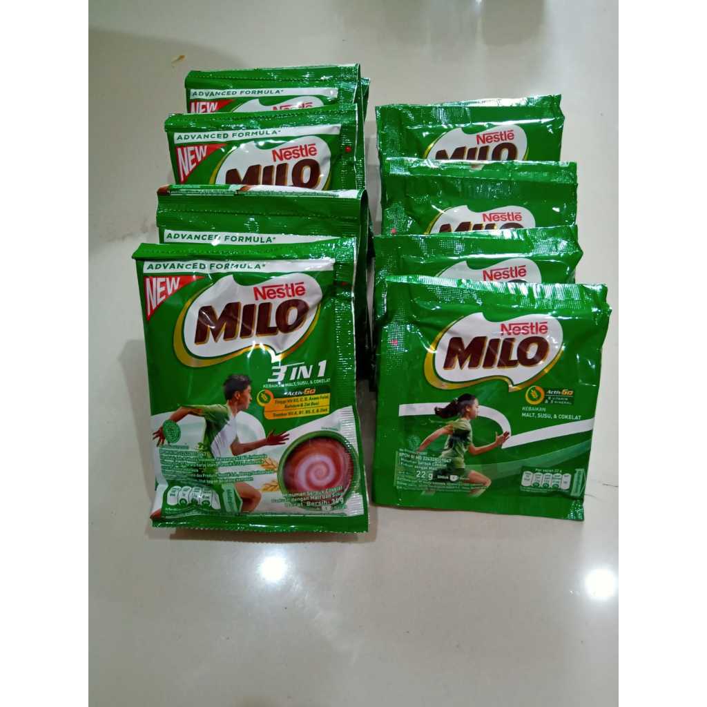 Jual MILO ACTIVE GO SACHET 22 GRAM / MILO ACTIVE GO RENCENG / SUSU ...