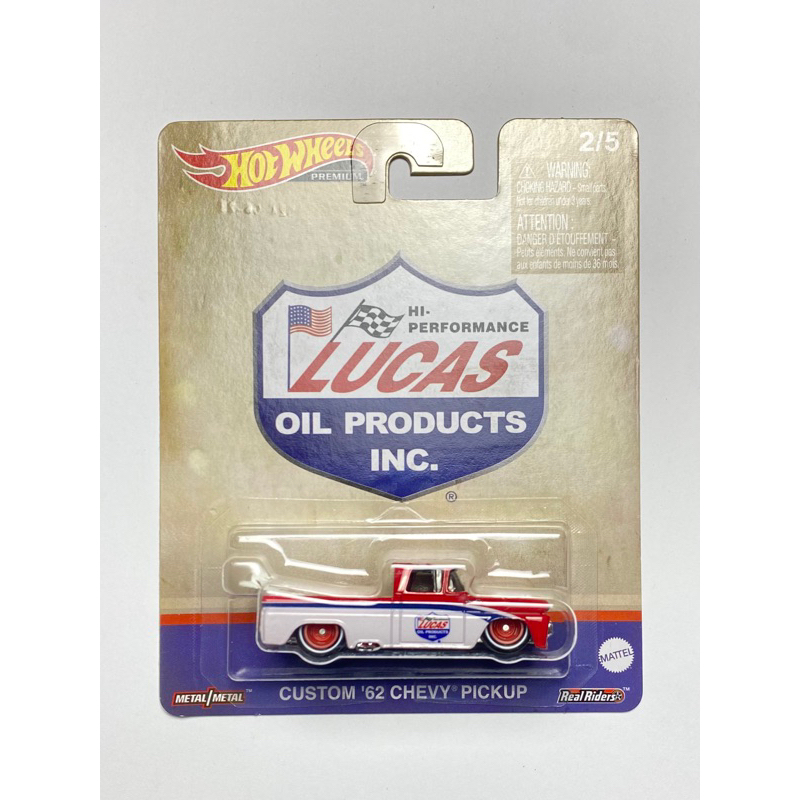 Jual HOT WHEELS PREMIUM LUCAS OIL PRODUCTS INC CUSTOM 62 CHEVY PICKUP ...