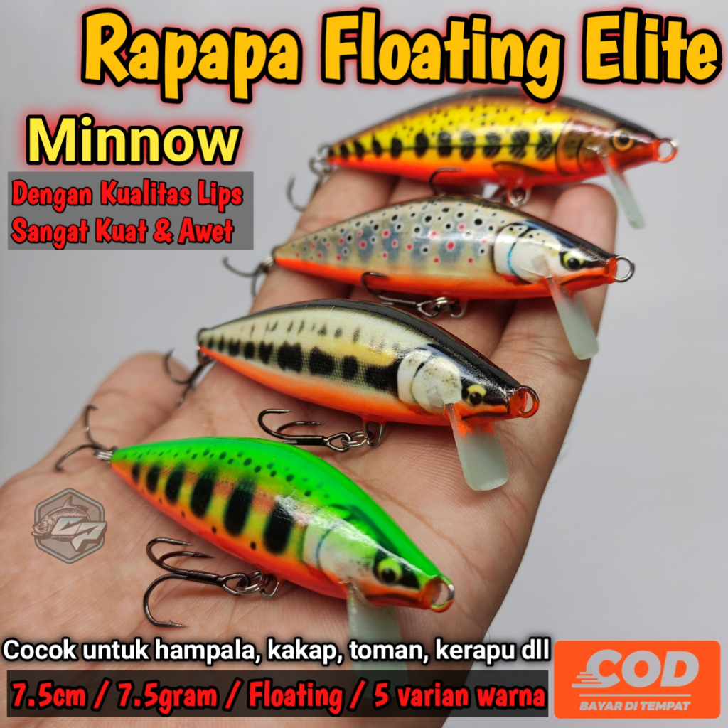 Jual MINNOW FLOATING 7CM REPLIKA COUNTDOWN ELITE | Shopee Indonesia
