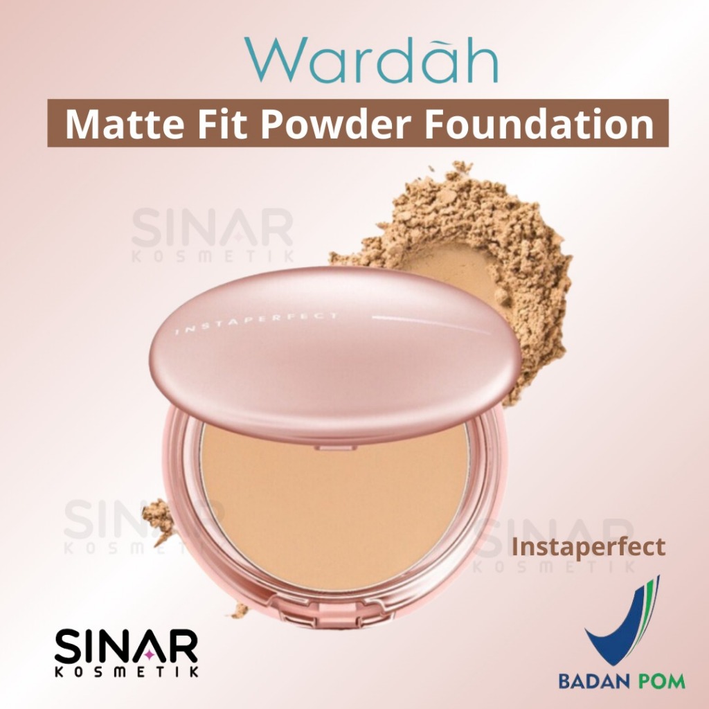 Jual [NEW SHADES] Wardah Instaperfect Matte Fit Powder Foundation ...