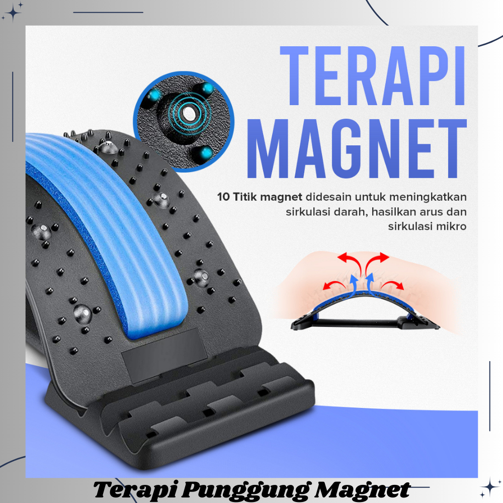 Jual Alat Terapi Punggung Magnet Lumbar Spinal Support Relax - Sandaran ...