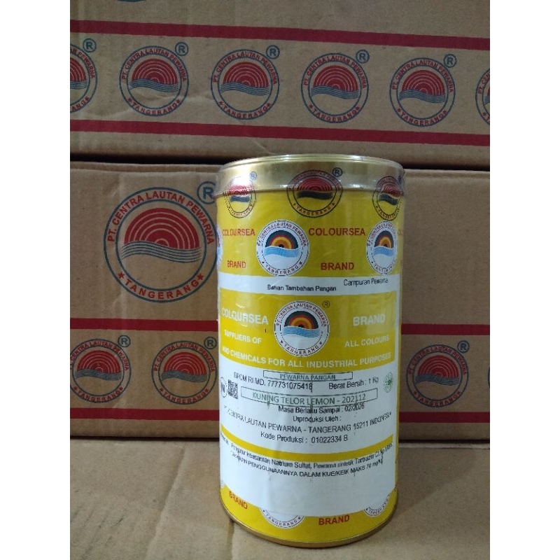Jual Pewarna Makanan Bubuk Coloursea Brand Kuning Lemon / Lemon Egg ...