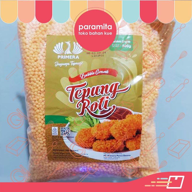 Jual Primera Tepung Roti Bubble Crumb Repack 100 gr | Shopee Indonesia