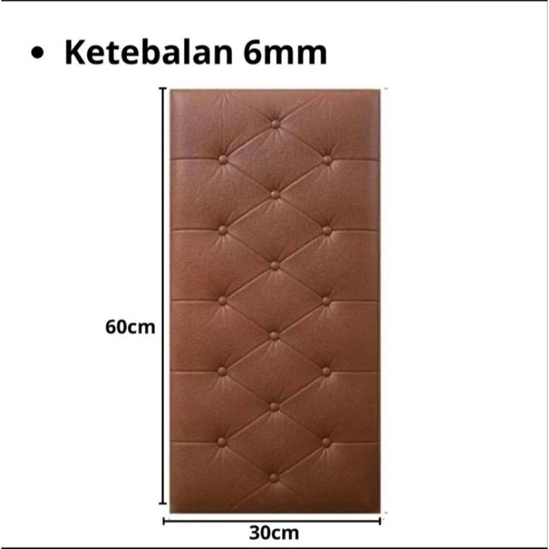 Jual wallpaper dinding foam tebal walpaper foam headboard uk 30x60 cm ...